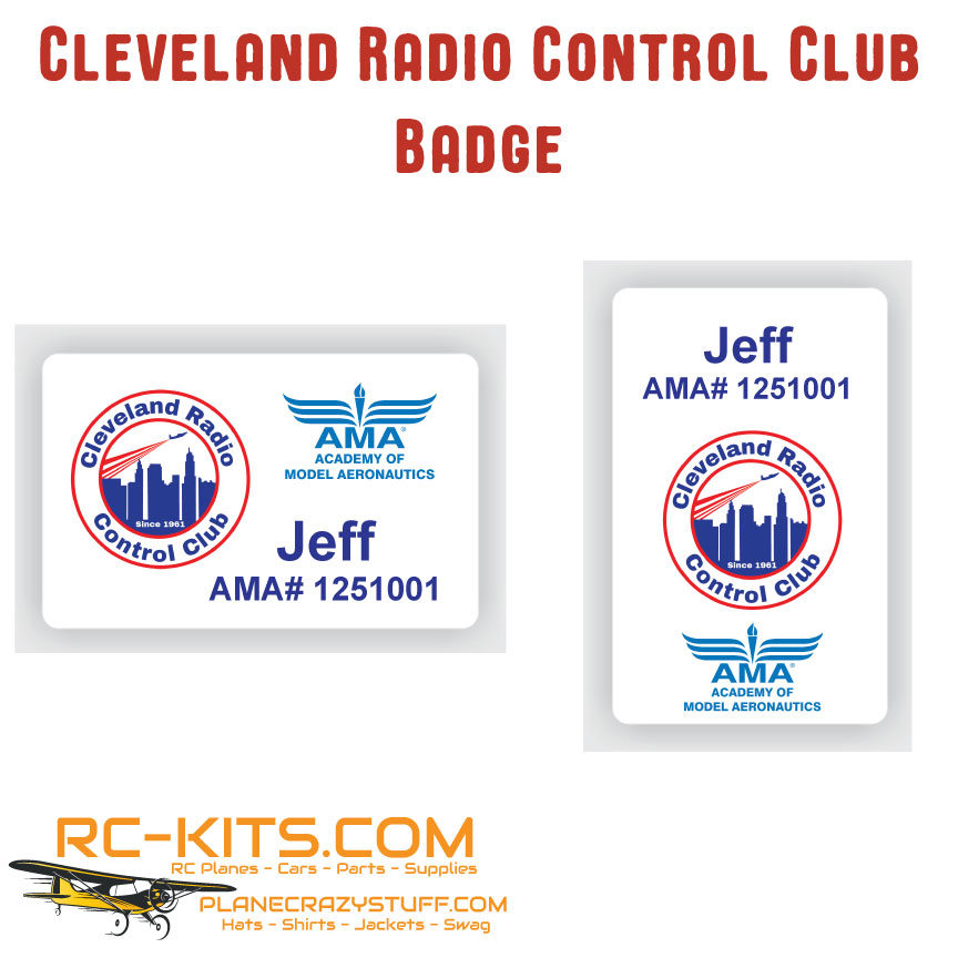 Cleveland Radio Control Club Badge - We make flying fun!!!