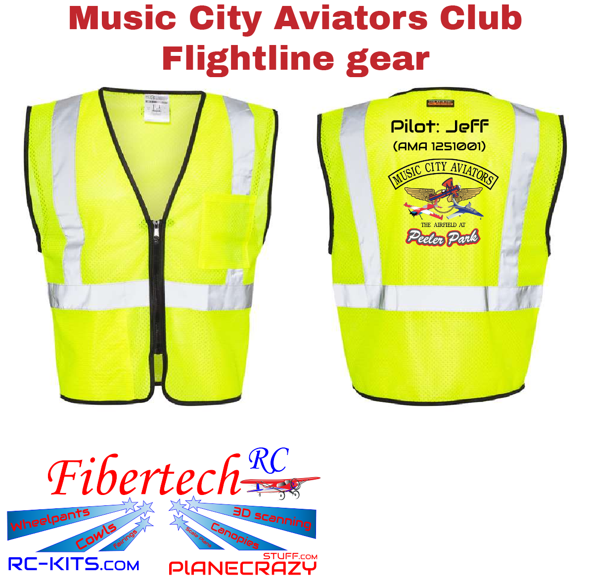 Music City Aviators Safety Vest - We make flying fun!!!