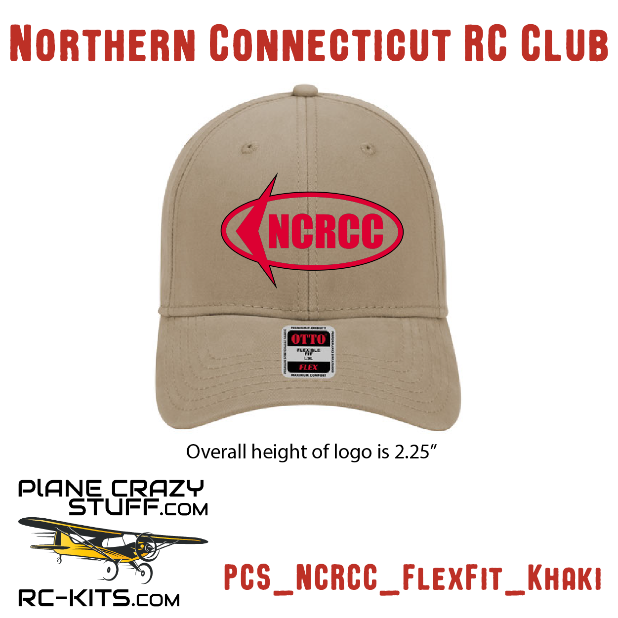 Northern Connecticut RC Club Ball Cap Hat - We make flying fun!!!